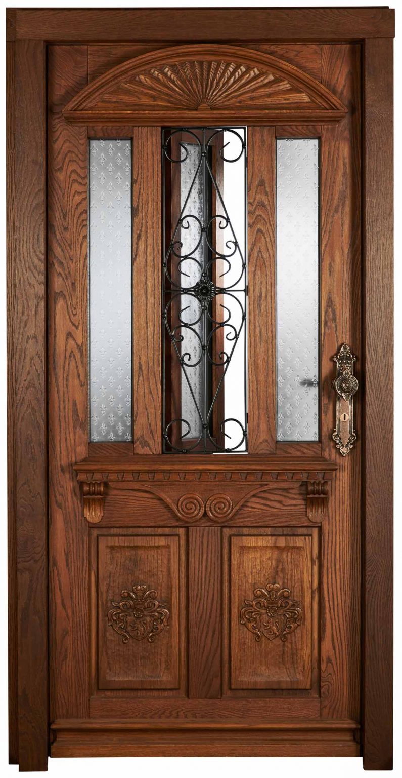 Elegantes Haustür Eiche Landhaus Fotos